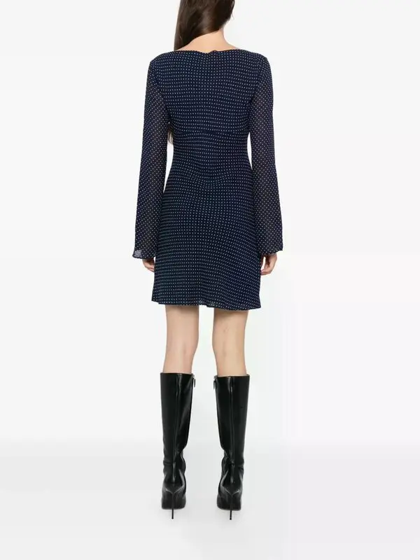 REFORMATION Esra Mini Dress - Blue