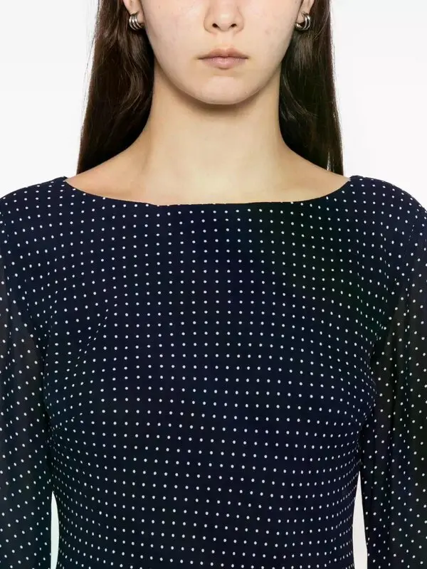 REFORMATION Esra Mini Dress - Blue