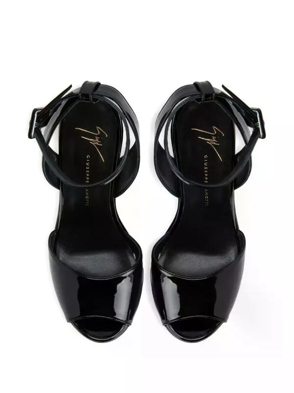 GIUSEPPE ZANOTTI 170mm Tarifa Platform Sandals - Black