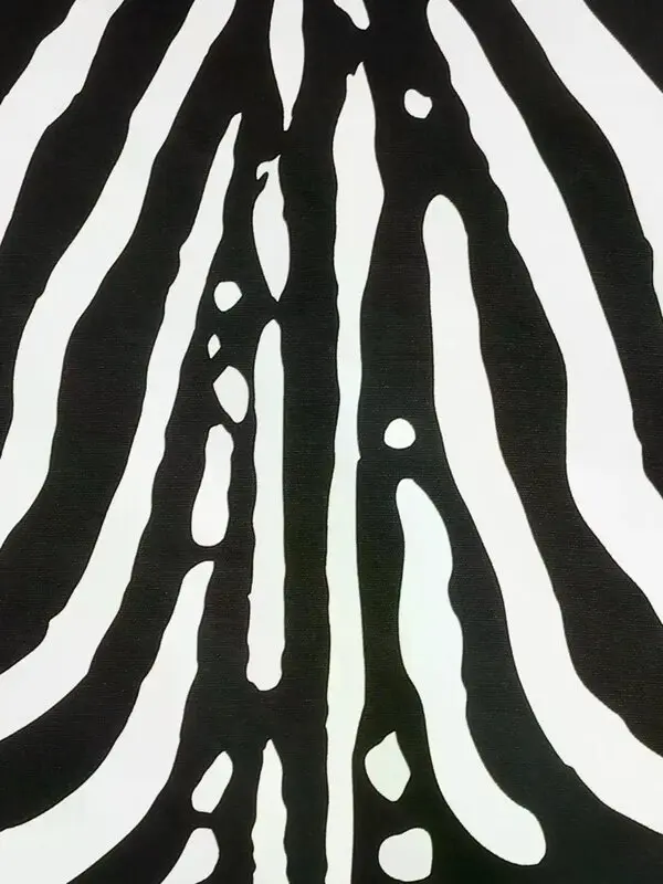 Dolce & Gabbana Medium Zebra-print Canvas Cushion