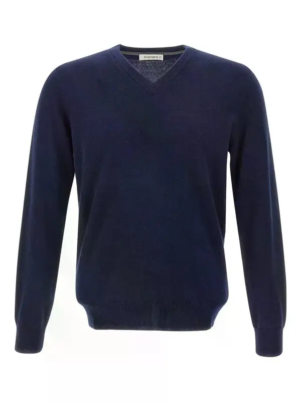 KANGRA V-neck Ribbed Sweater