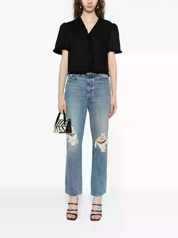 REFORMATION Bess Top - Black