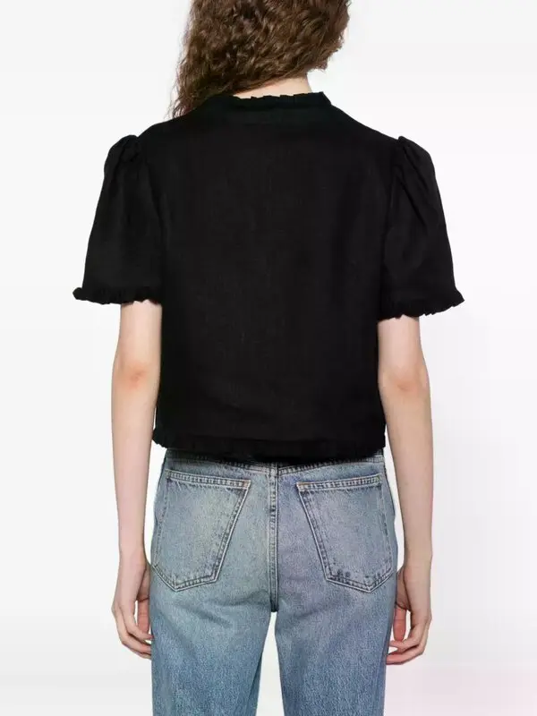 REFORMATION Bess Top - Black
