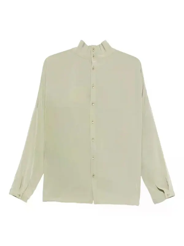 Tibi Funnel-neck Dolman-sleeve Top
