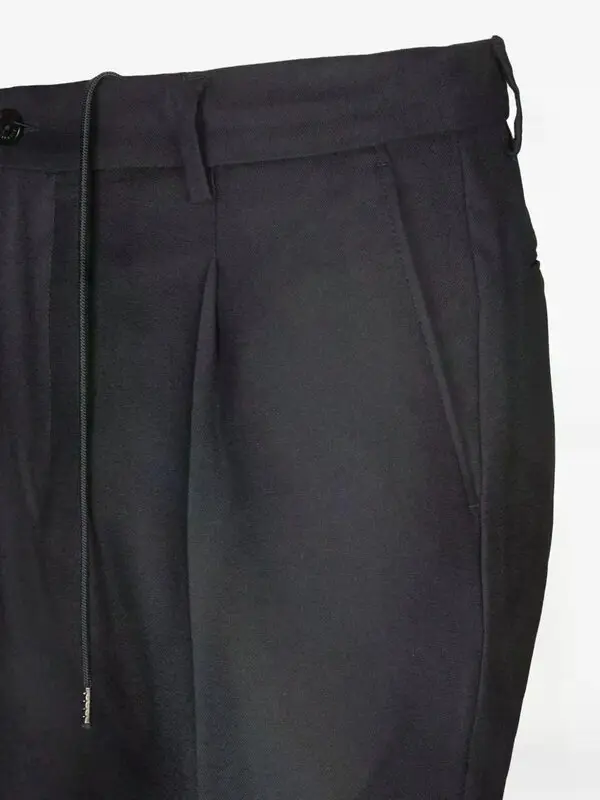 BE ABLE Drawstring Pleated Trousers