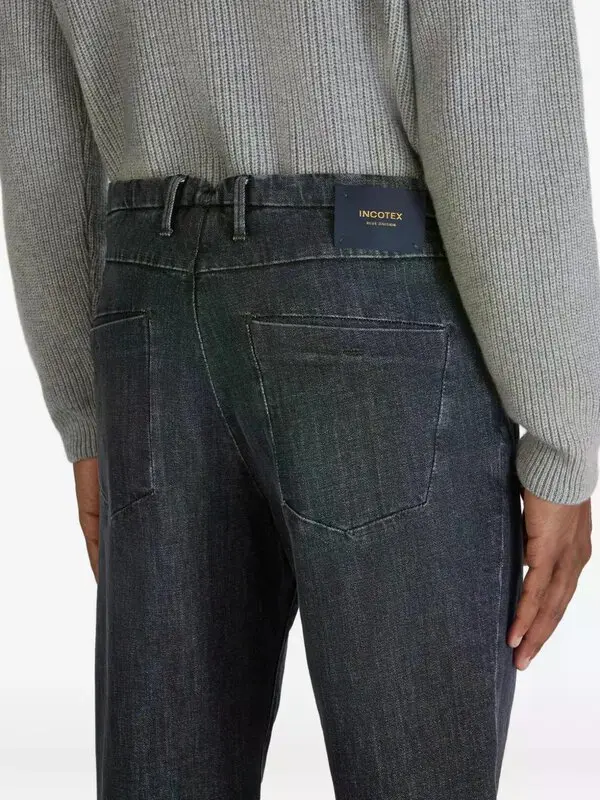 Incotex Pleated Jeans - Grey