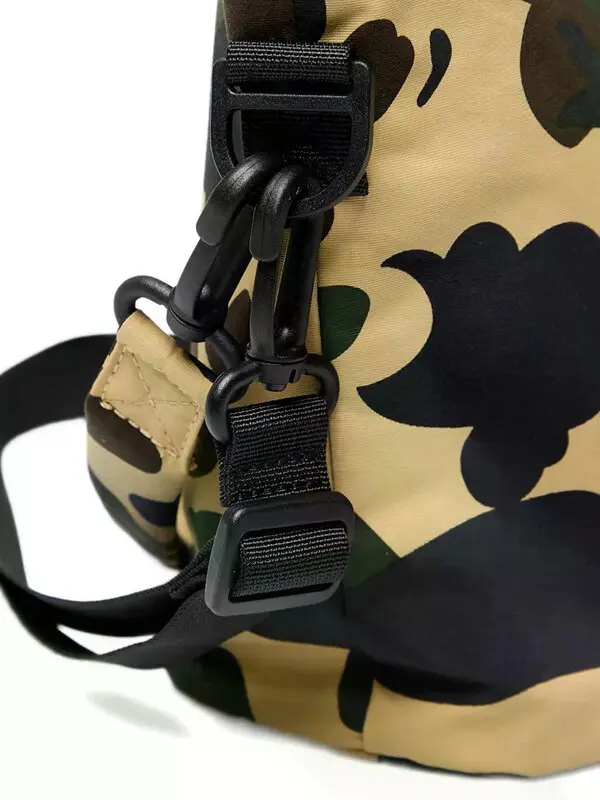 A BATHING APE Logo-embroidered Shoulder Bag