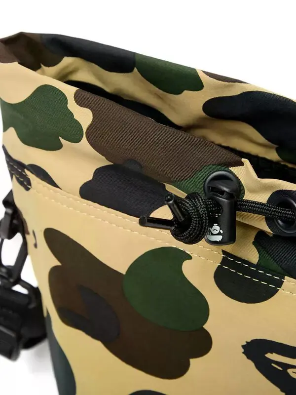 A BATHING APE Logo-embroidered Shoulder Bag