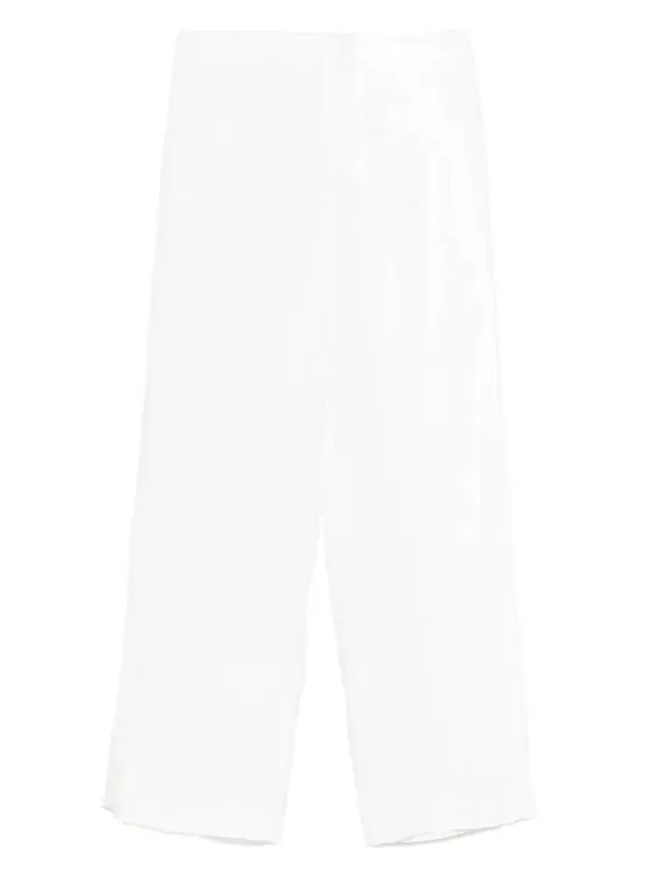 REFORMATION Joni Linen Cropped Trousers