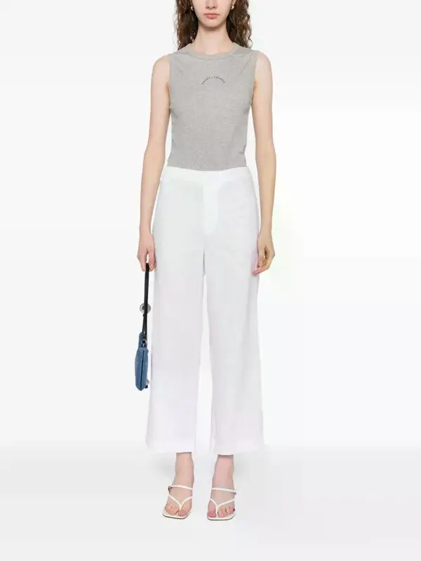 REFORMATION Joni Linen Cropped Trousers