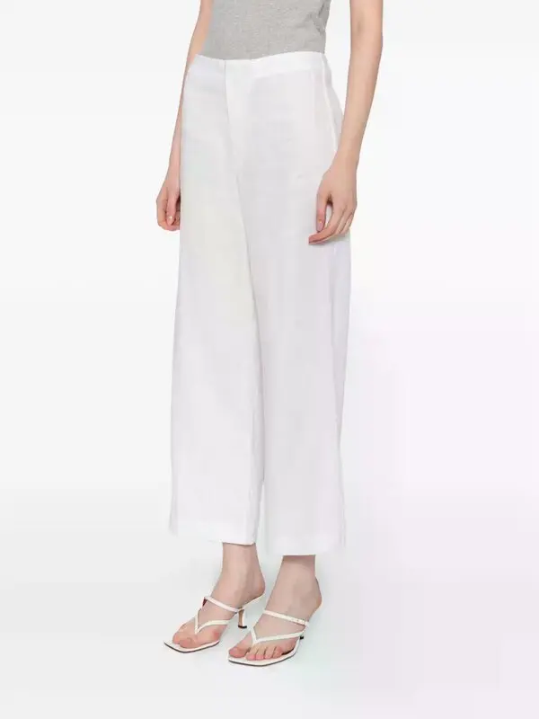REFORMATION Joni Linen Cropped Trousers