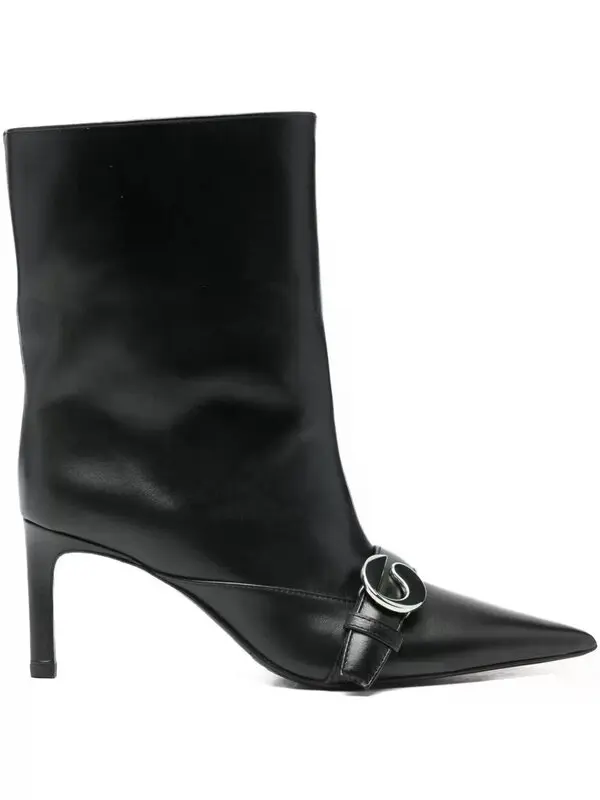 Coperni 75mm Belted Boots - Black