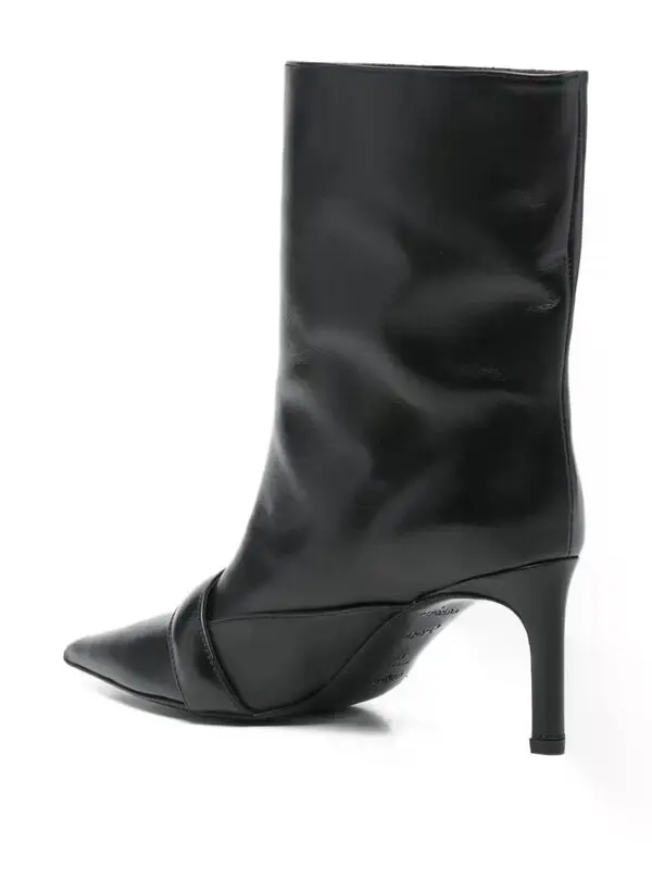 Coperni 75mm Belted Boots - Black