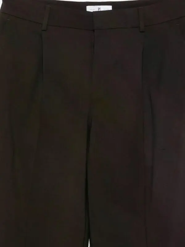 PT TORINO Pleated Trousers - Black