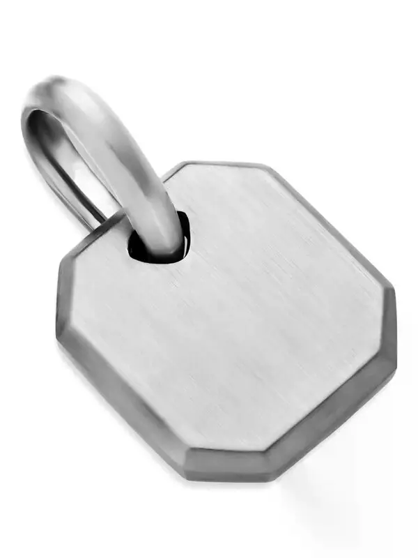 David Yurman Sterling Octagonal Amulet Pendant - Silver