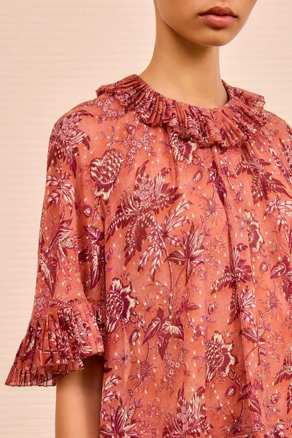 Ulla Johnson Helaine Short Sleeve Top