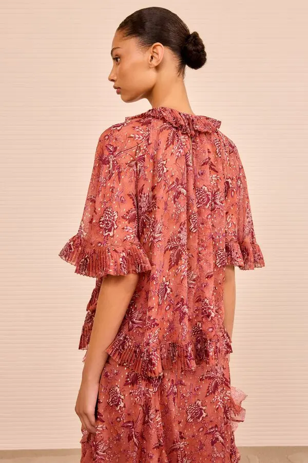 Ulla Johnson Helaine Short Sleeve Top