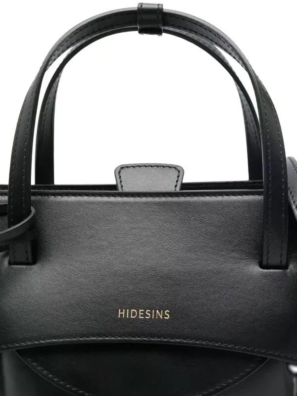 HIDESINS Small Logo-stamp Tote Bag - Black
