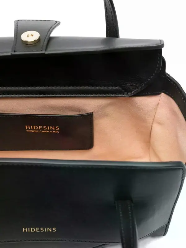 HIDESINS Small Logo-stamp Tote Bag - Black