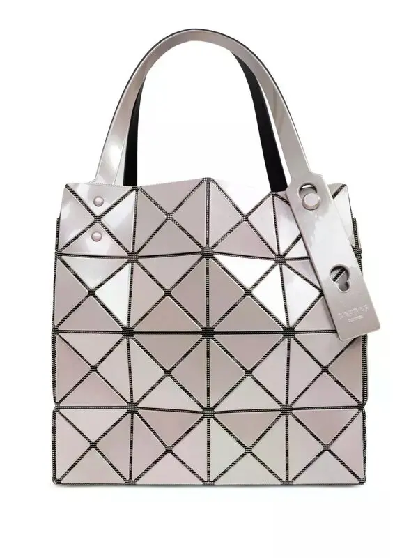 Issey Miyake Carat Geometric-pattern Tote Bag - Neutrals