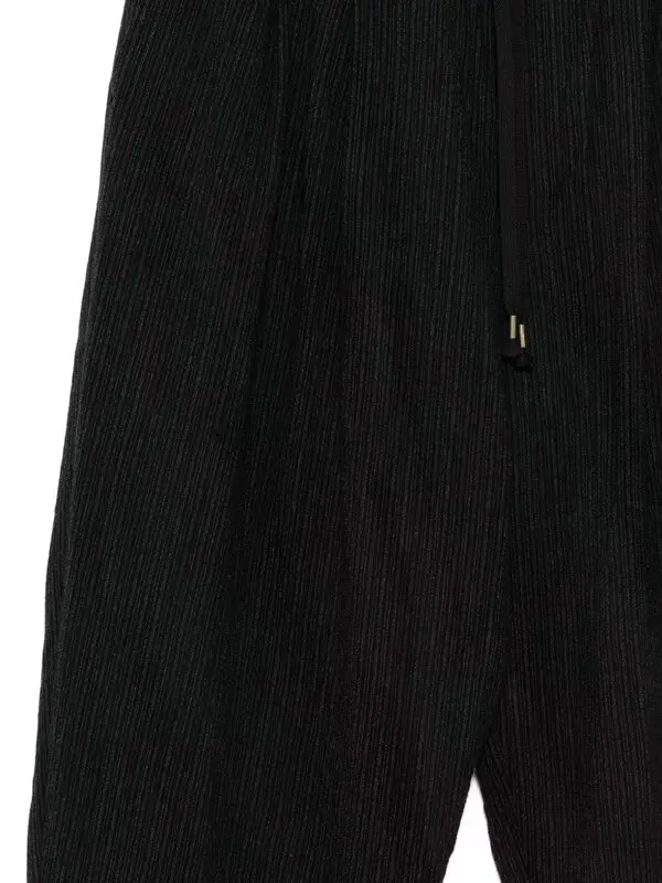 CALMLENCE Double Pleated Tapered Trousers