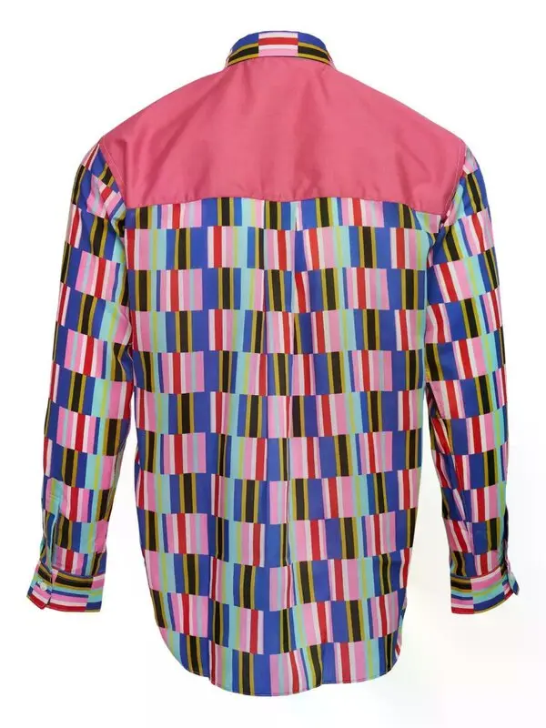 Comme Des Garçons Striped-print Shirt