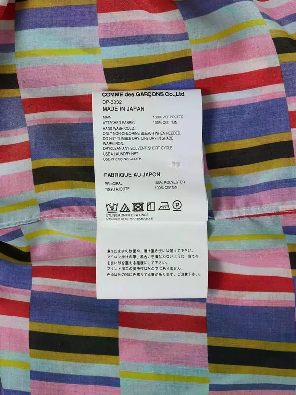 Comme Des Garçons Striped-print Shirt
