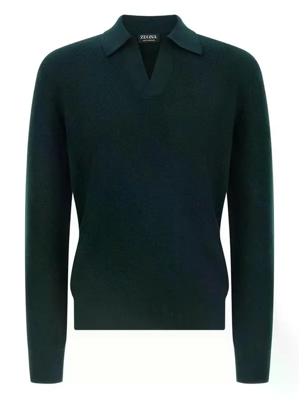 Zegna Jacquard Oasis T-shirt - Green