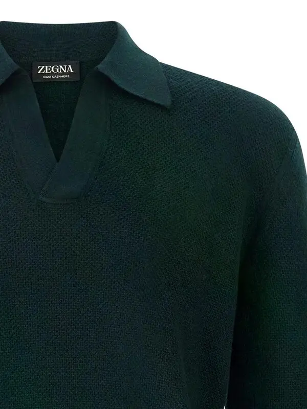 Zegna Jacquard Oasis T-shirt - Green