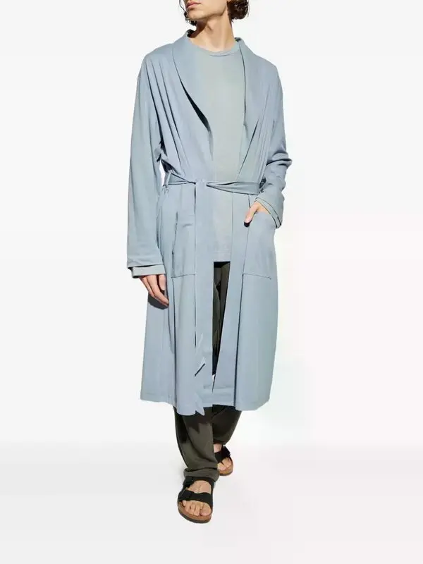 Hanro Belted Pocket Robe - Blue