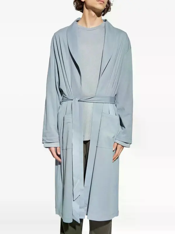 Hanro Belted Pocket Robe - Blue