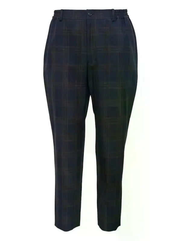 Comme Des Garçons Check-print Trousers