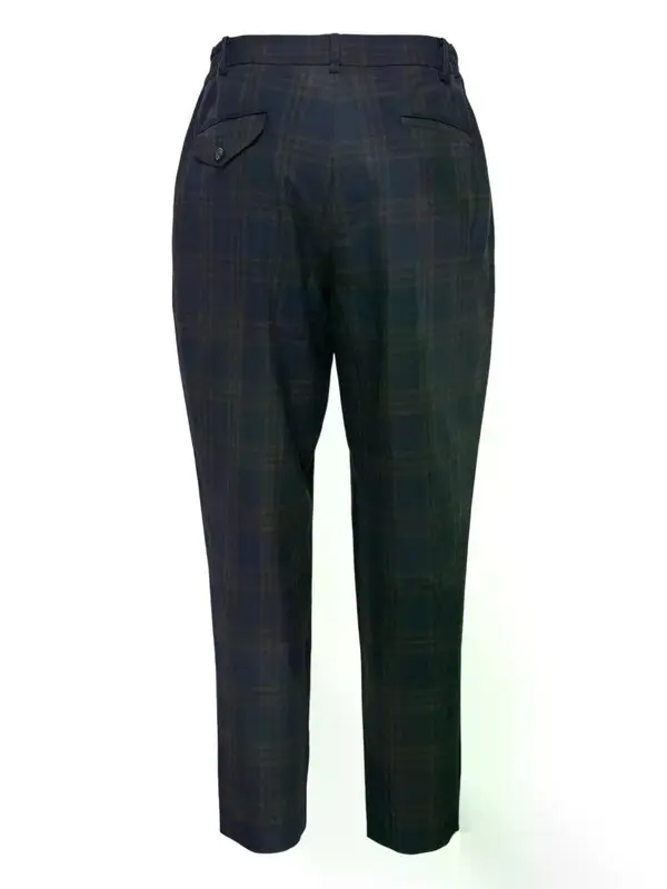Comme Des Garçons Check-print Trousers