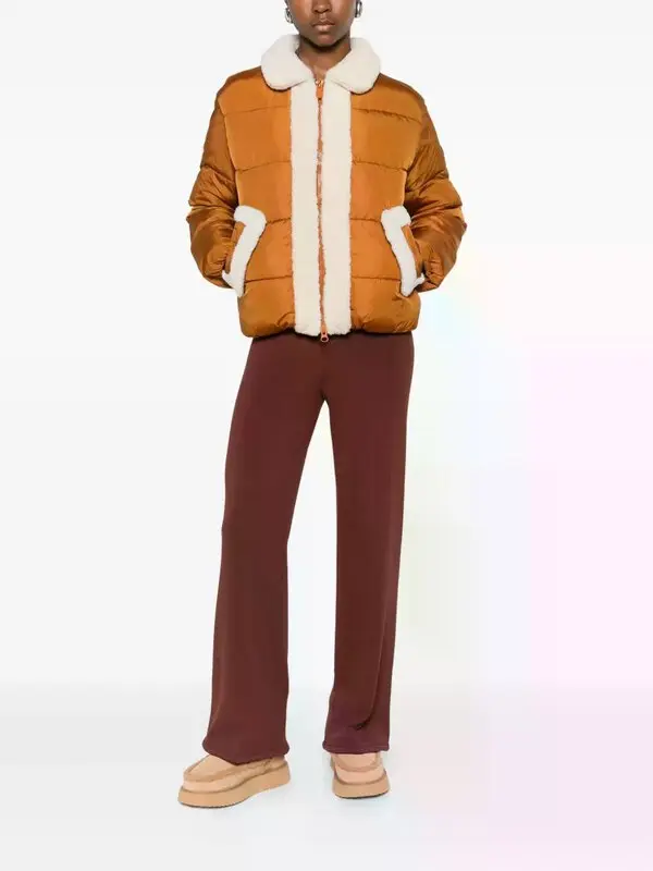 SAVE THE DUCK Faux-shearling Trim Jacket