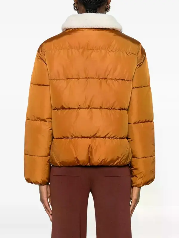 SAVE THE DUCK Faux-shearling Trim Jacket