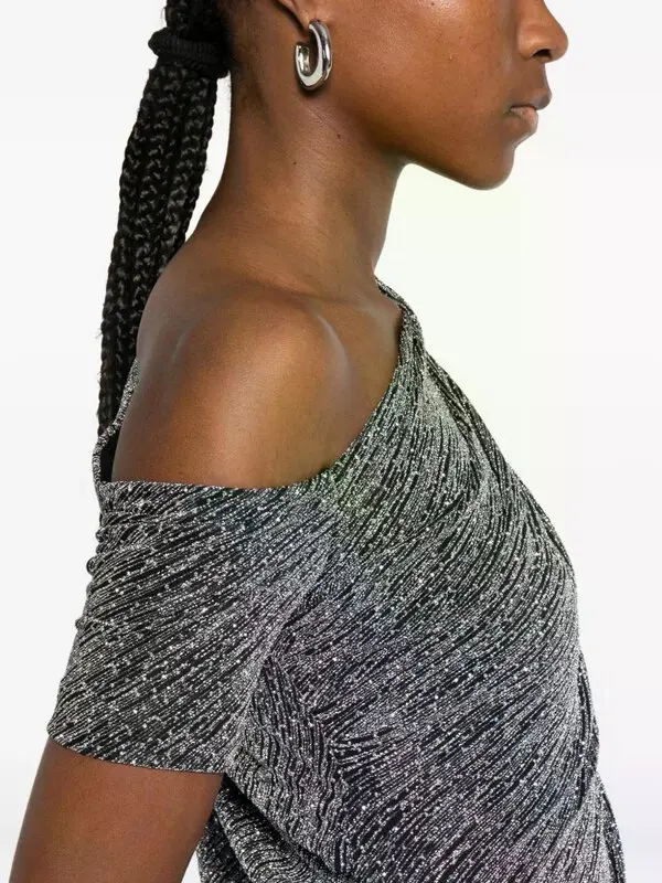IRO PARIS Nalone One-shoulder Dress - Grey