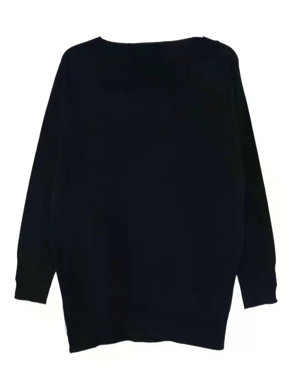 LE TRICOT PERUGIA Boat-neck Batwing Sleeve Sweater