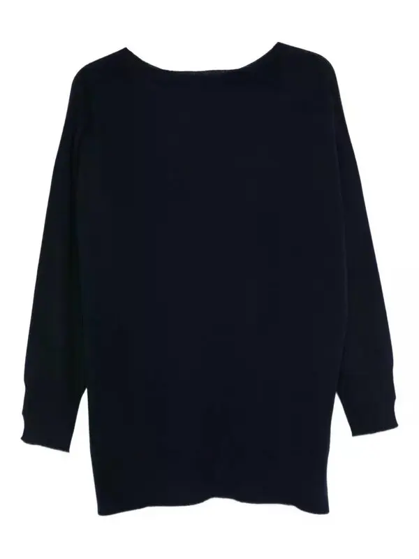 LE TRICOT PERUGIA Boat-neck Batwing Sleeve Sweater