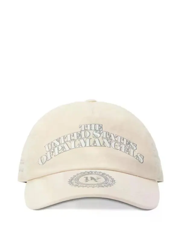 Palm Angels Embroidered Cap - Neutrals