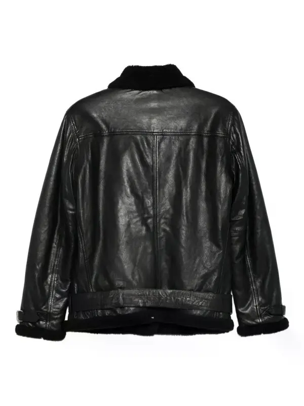 Superdry Shearling-collar Biker Jacket