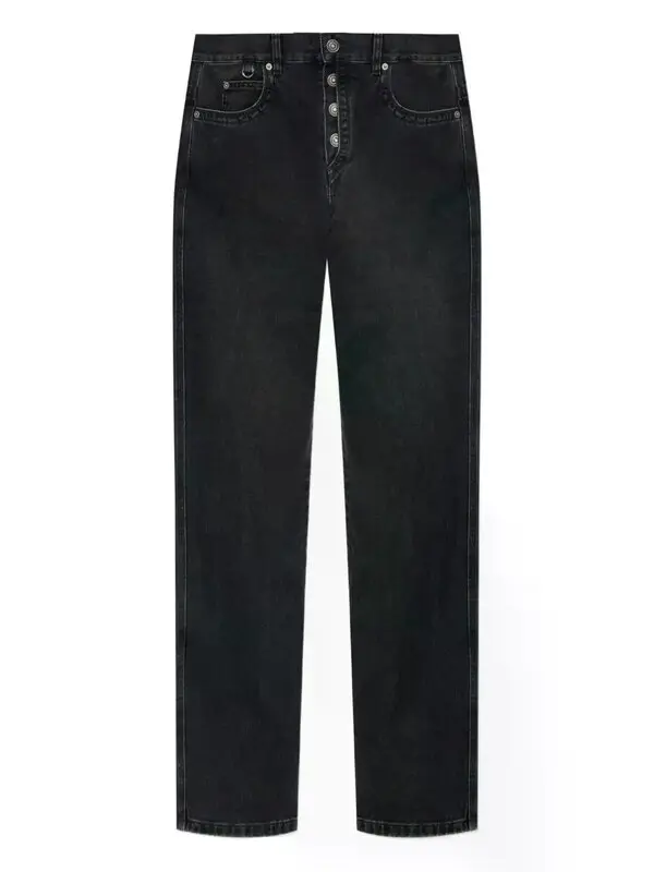 MARANT Buttoned Denim Jeans - Black