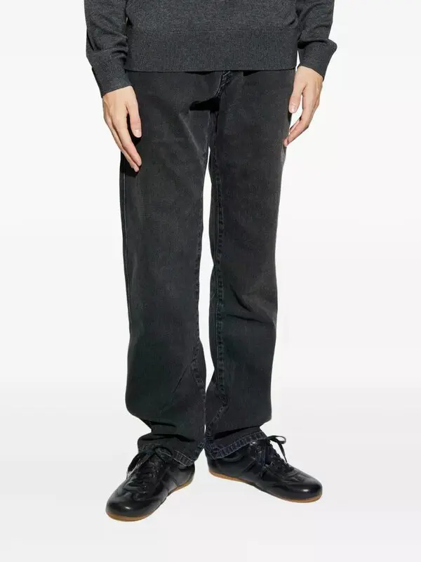 MARANT Buttoned Denim Jeans - Black