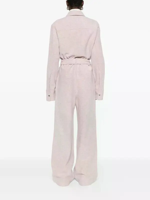 JIL SANDER Belted Jumpsuit - Pink