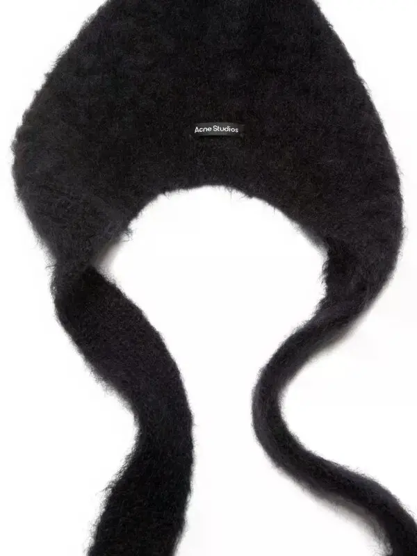 Acne Studios Pompom Detailing Hat - Black