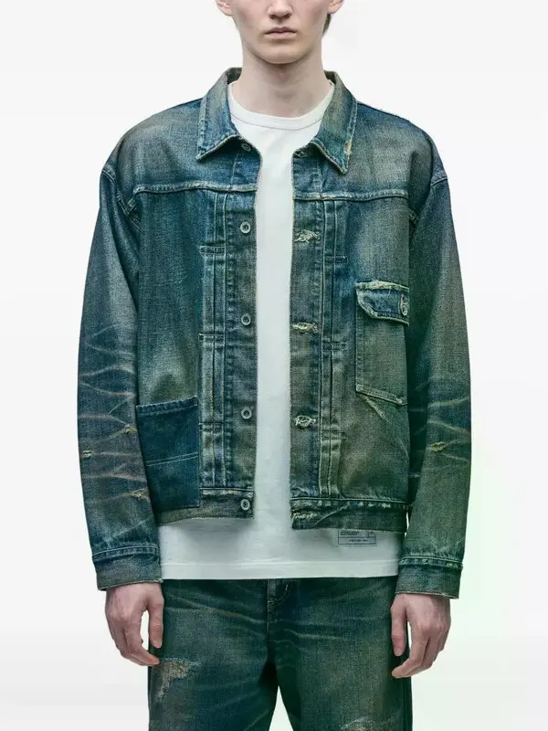 NEIGHBORHOOD Patchwork Denim Trucker Jacket
