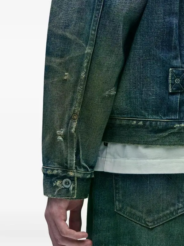 NEIGHBORHOOD Patchwork Denim Trucker Jacket