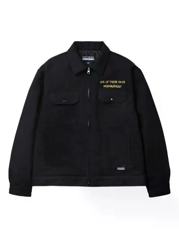 NEIGHBORHOOD Zip-up Jacket With Logo Detail