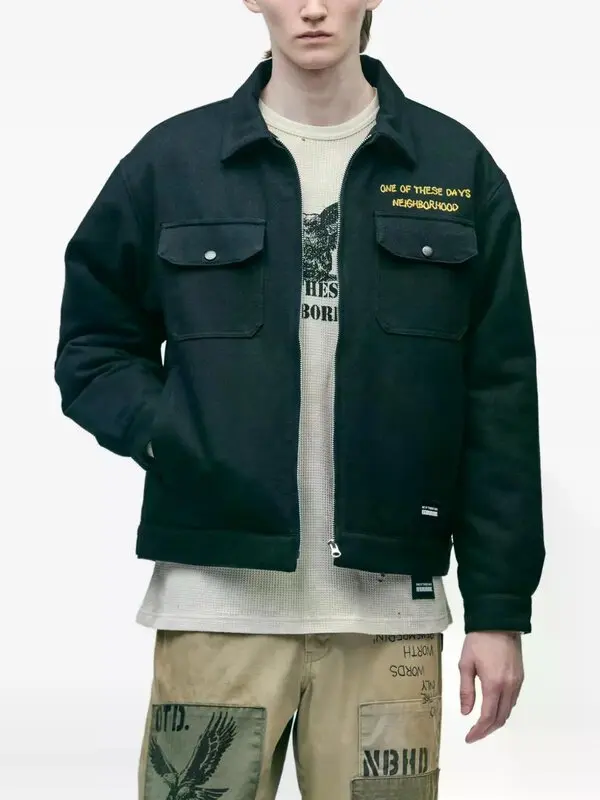 NEIGHBORHOOD Zip-up Jacket With Logo Detail