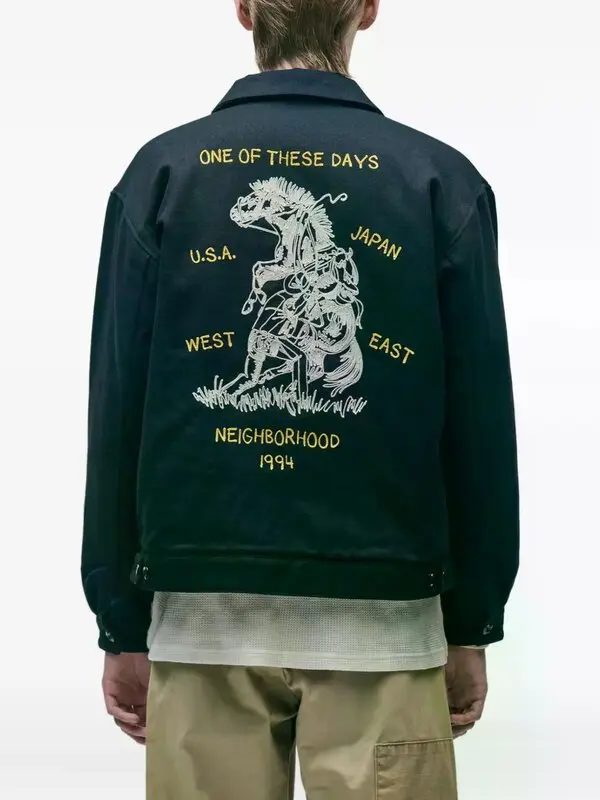 NEIGHBORHOOD Zip-up Jacket With Logo Detail