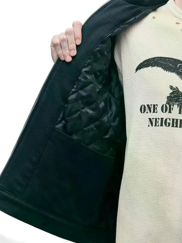 NEIGHBORHOOD Zip-up Jacket With Logo Detail